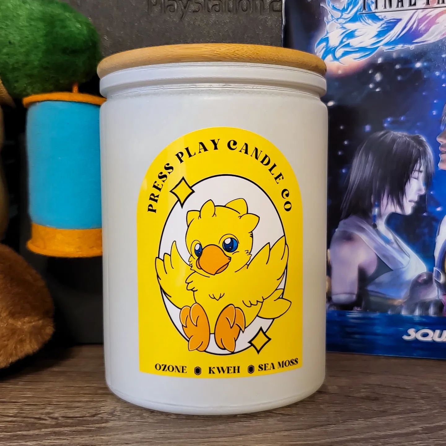 Final Fantasy Video Game Themed Handmade Soy Wax Candle Chocobo Kweh - Etsy