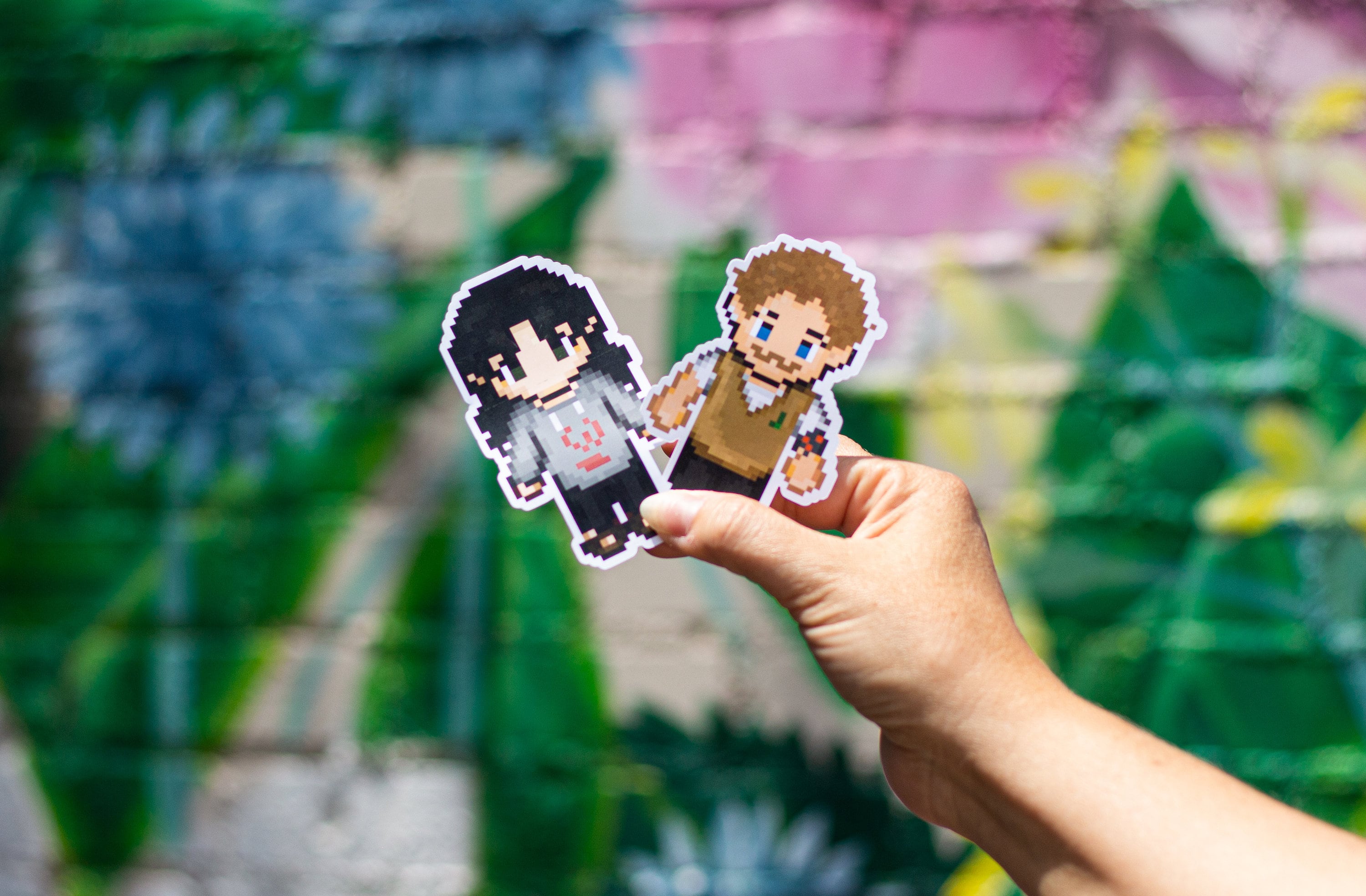 CUSTOM 8-bit Character Stickers Set - Personalized Sprite - Pixel ...