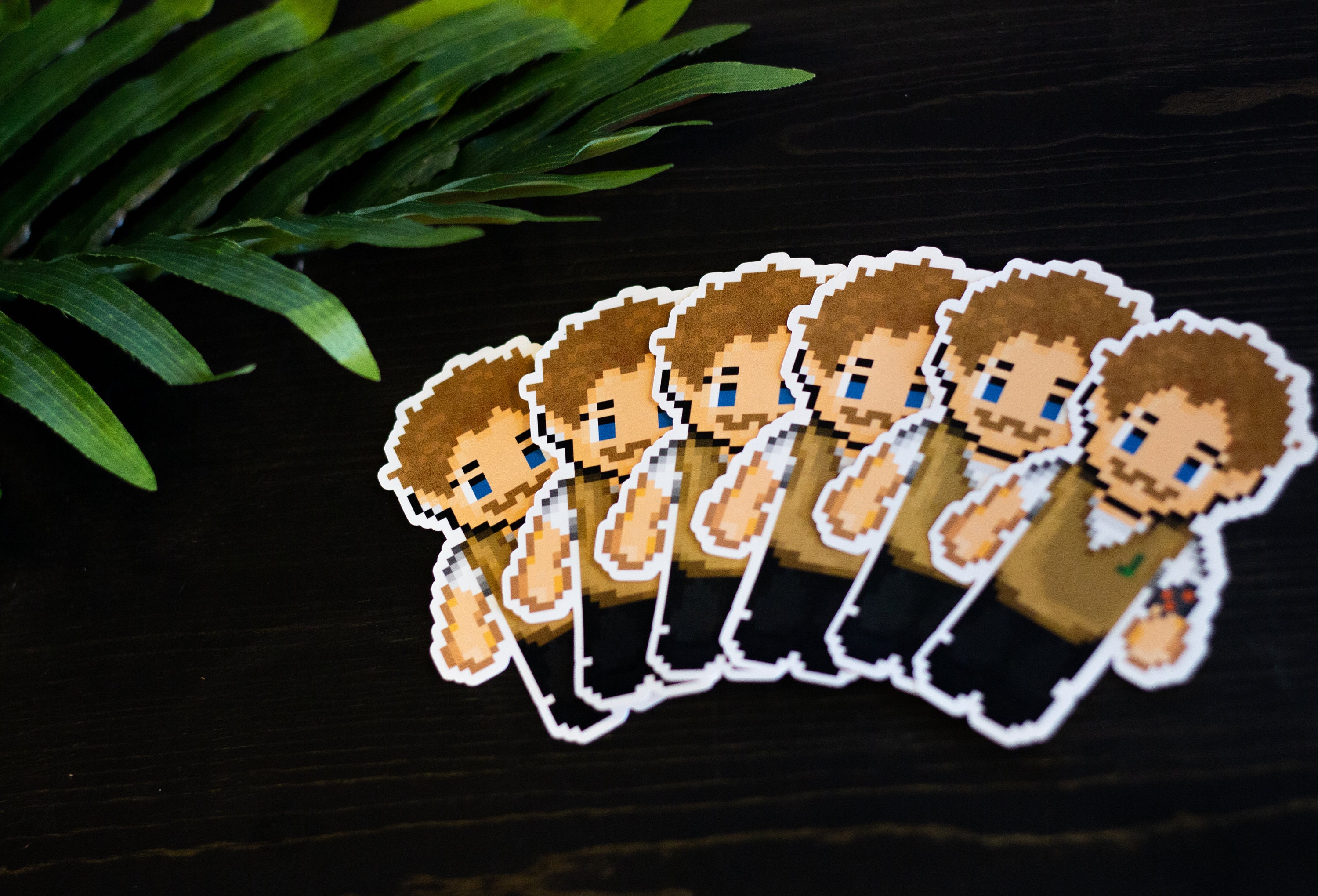 CUSTOM 8-bit Character Stickers Set - Personalized Sprite - Pixel ...