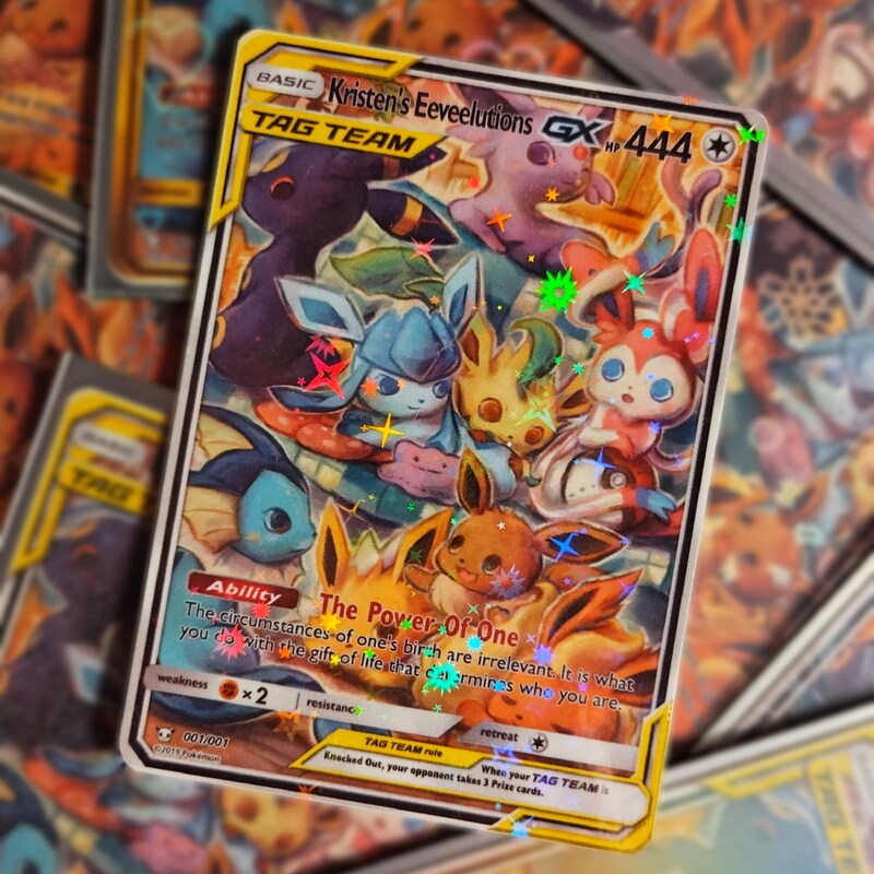 Pokemons Custom Card - Etsy