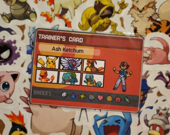 Custom Trainer Card - Etsy