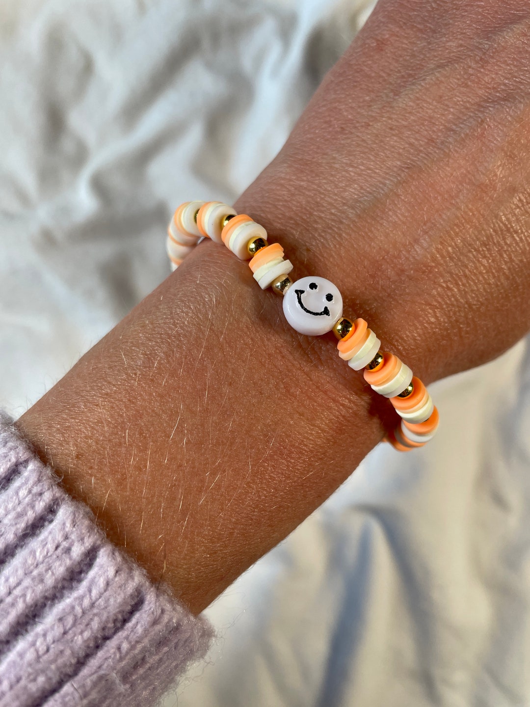 White Smiley Fade - Etsy