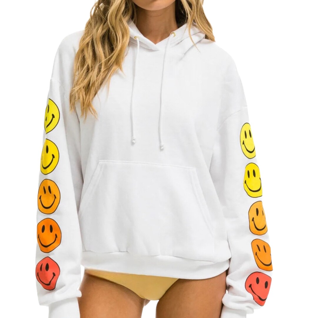 Smiley Face Sweatshirt - Etsy
