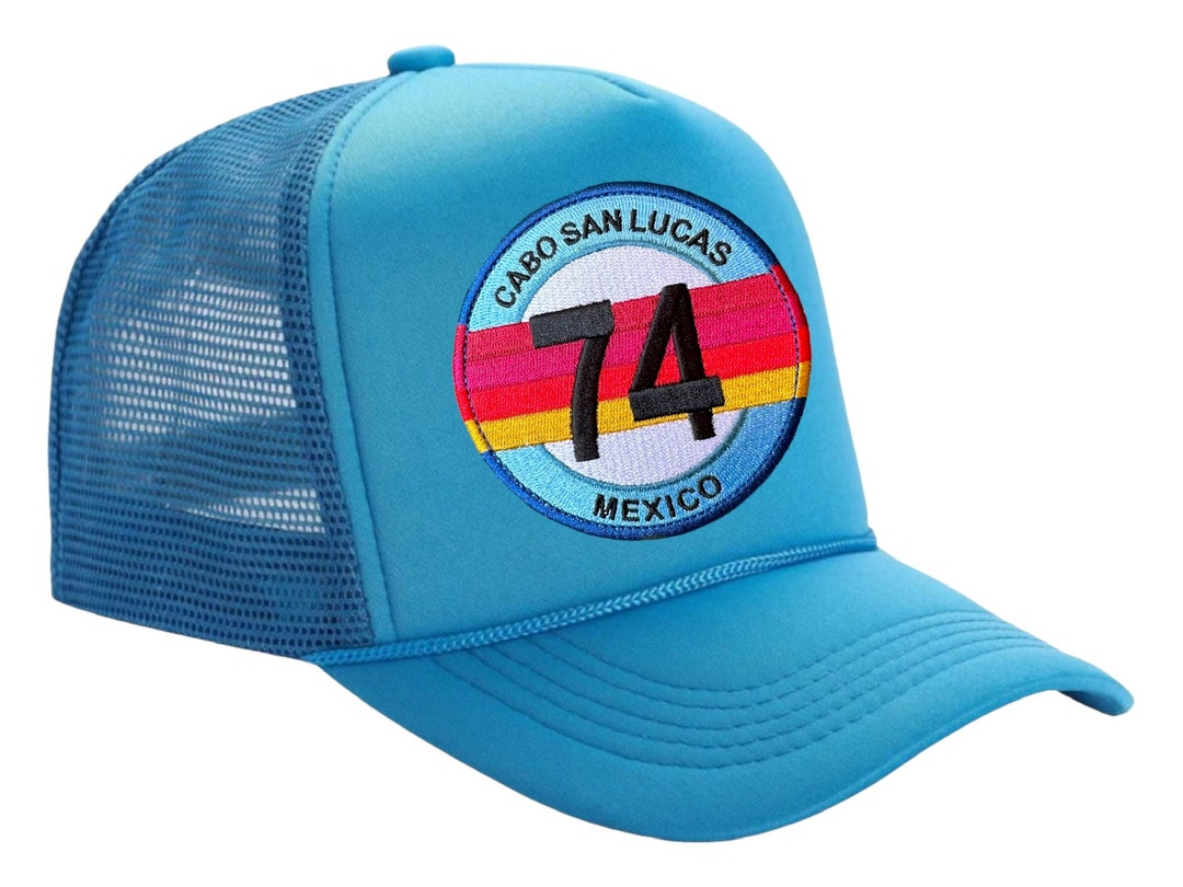1974 Cabo San Lucas Trucker Hat With Embroidered Patch Mexico-50th ...