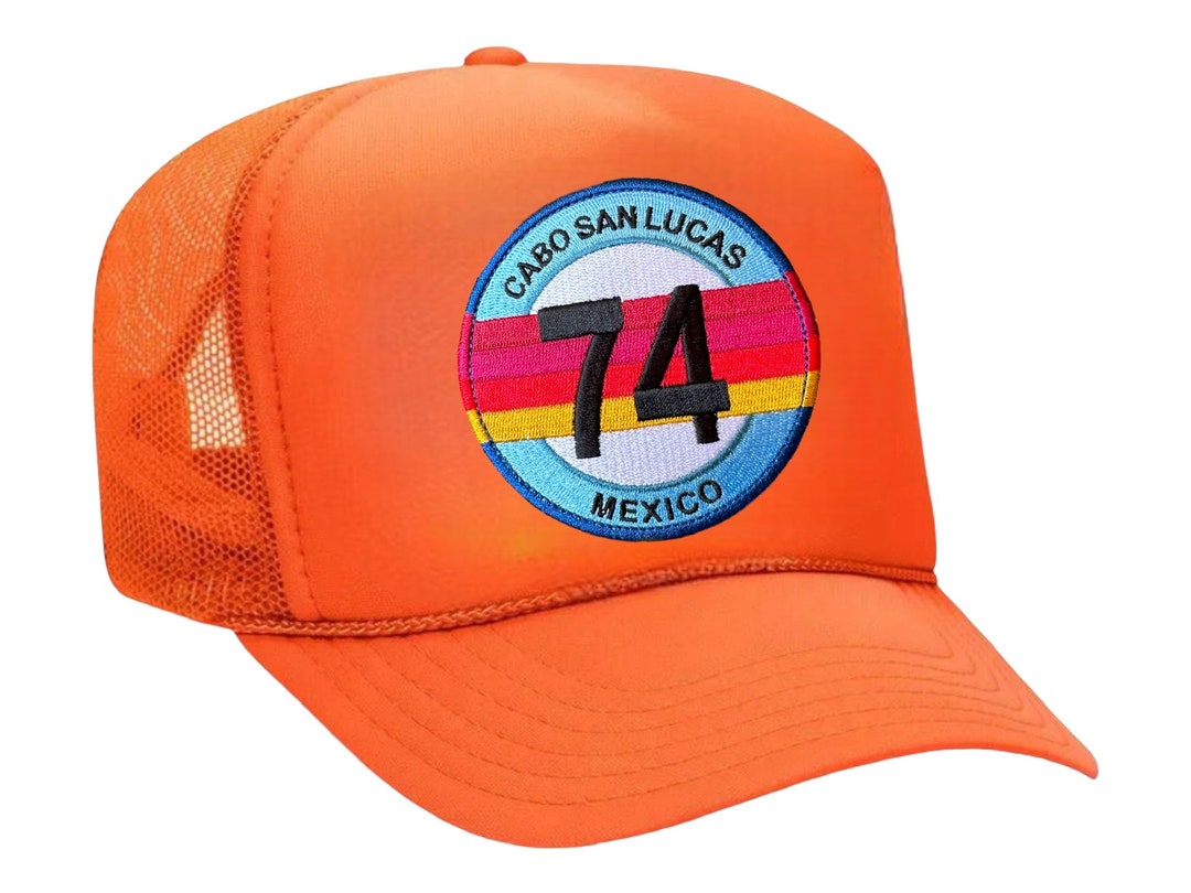 1974 Cabo San Lucas Trucker Hat With Embroidered Patch Mexico-50th ...