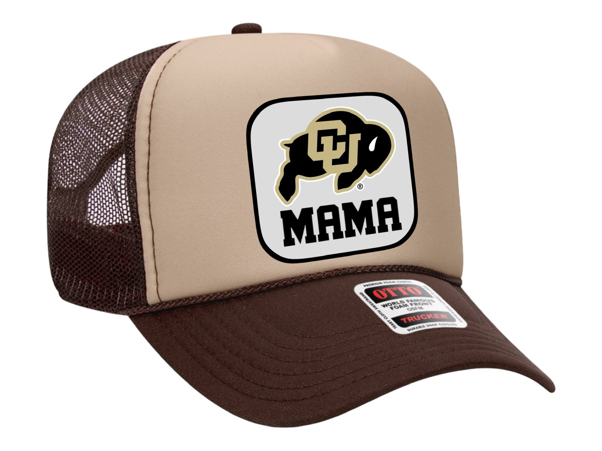 CU BOULDER Trucker Hat, Foam Trucker Hat, , Custom Hat Mesh Trucker Hat ...