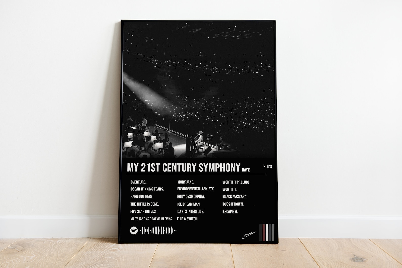 My 21st Century Symphony RAYE Wall Print Album Cover Poster Wall Decor ...