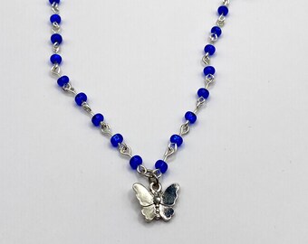 Butterfly Chain Necklace - Etsy