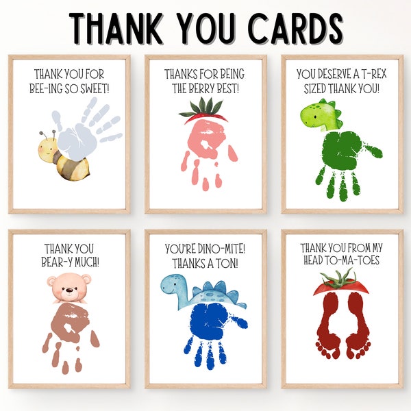 Craft Thank You Card - Etsy