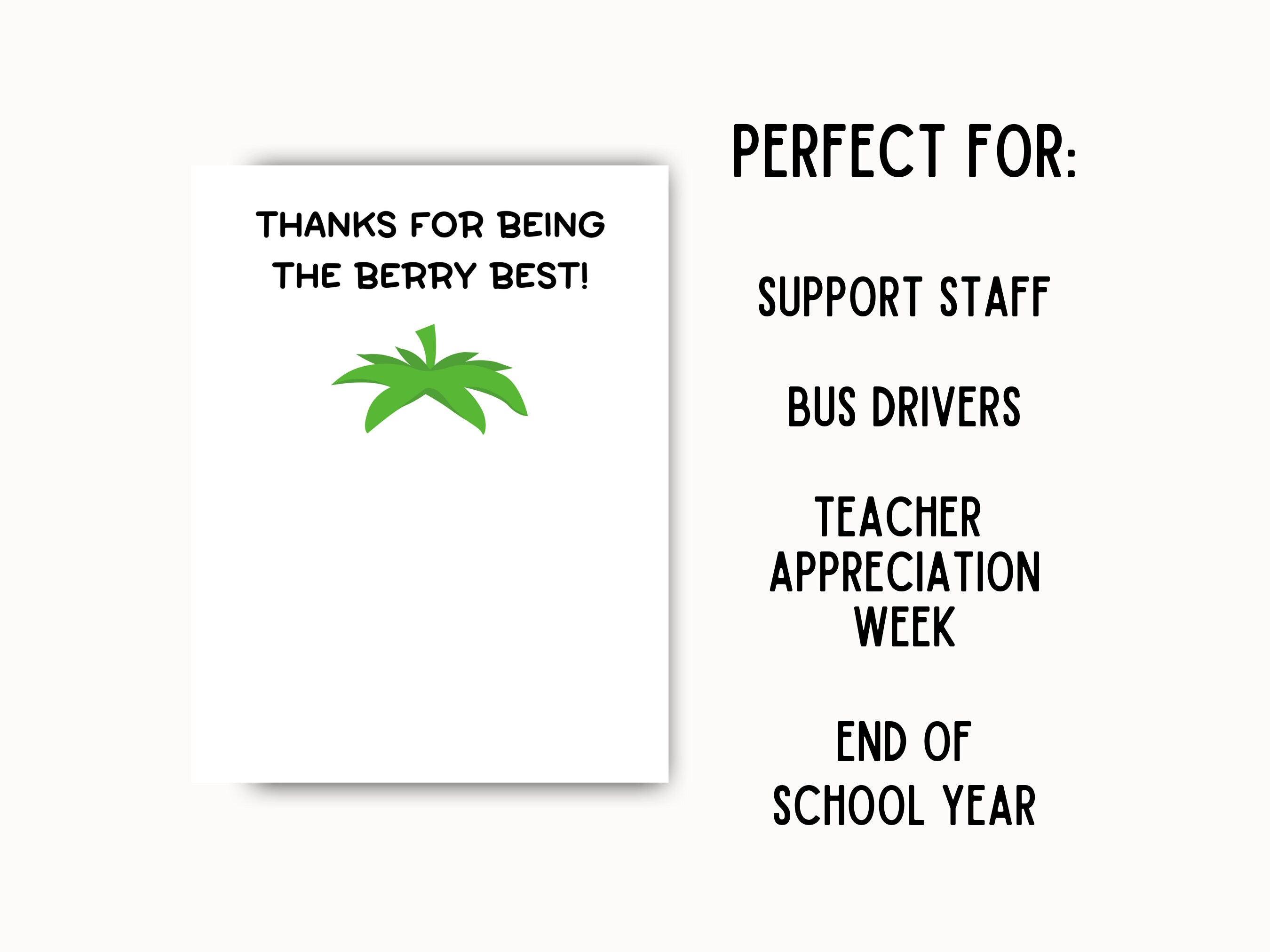 Berry Best Teacher Handprint Gift, Teacher Appreciation Handprint Art ...