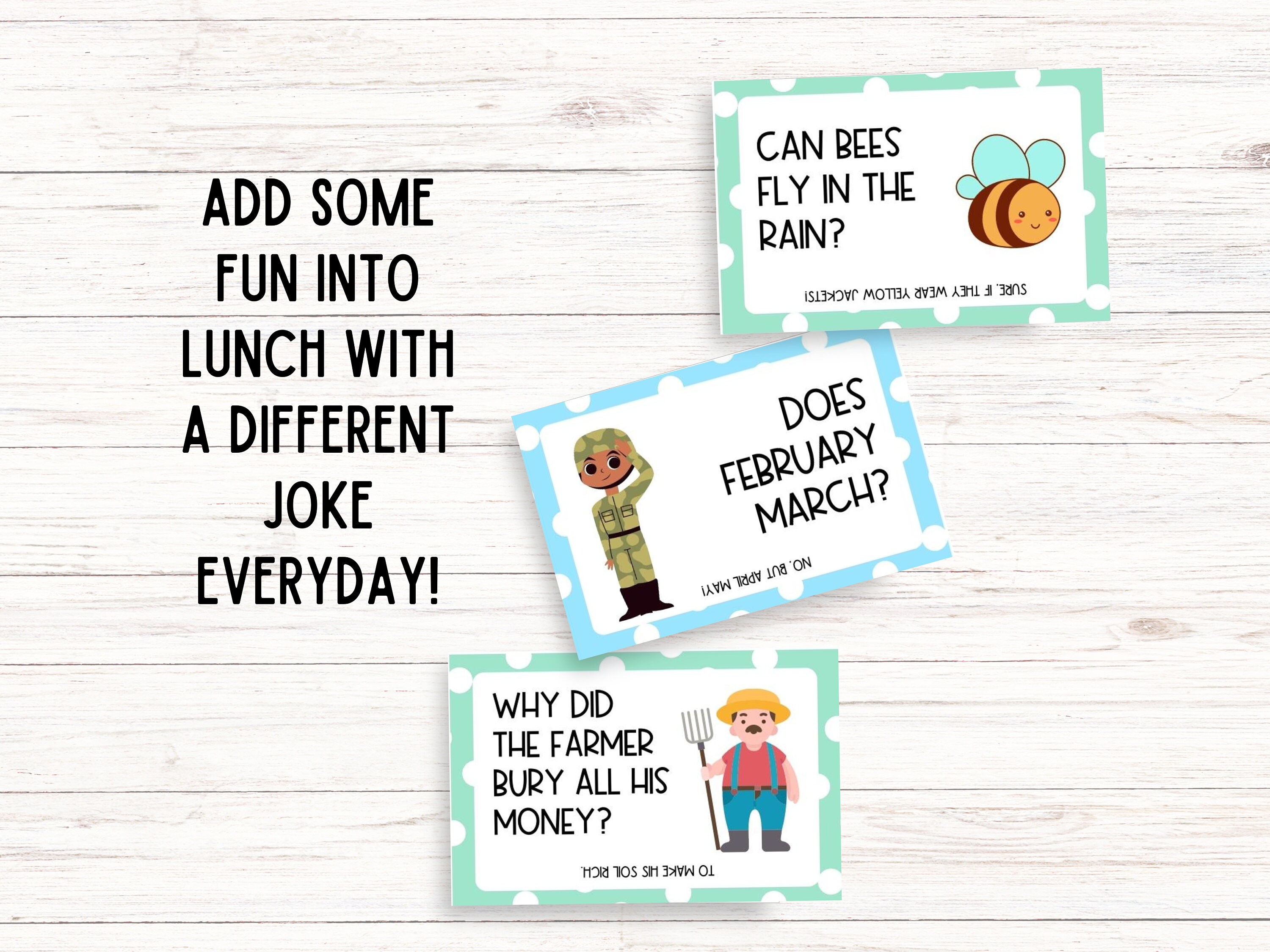 Spring Jokes for Kids, Lunchbox Notes Printable, Lunchbox Jokes, Kids ...