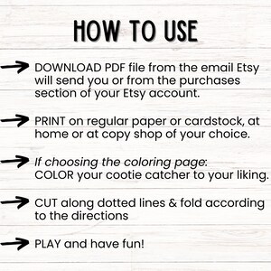 Spring Jokes for Kids, Cootie Catcher, Paper Fortune Teller, Printable ...