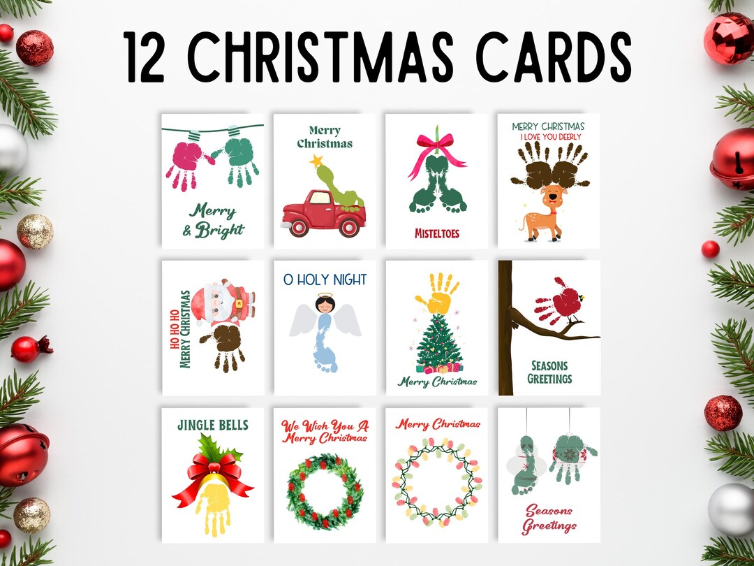 Christmas Handprint Art, Kids Christmas Crafts, Christmas Footprint Art ...