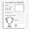 All About My Abuelito Printable, Birthday Gift for Abuelito From ...