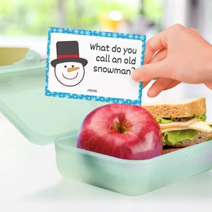 Winter Jokes for Kids, Printable Lunchbox Notes, Joke Cards for Kids ...