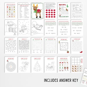 Printable Christmas Activities for Kids, Christmas Activity Sheets ...