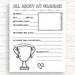 All About My Abuelito Printable, Birthday Gift for Abuelito From ...