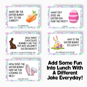 Easter Jokes, Printable Jokes, Easter Lunch Box Joke, Easter Egg ...