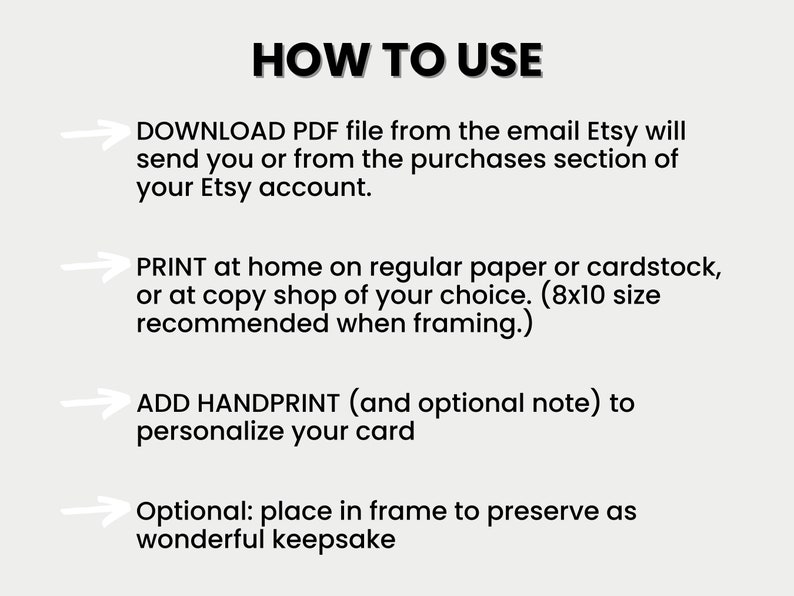 Papi Fathers Day Handprint Printable Papi Gifts for Fathers - Etsy