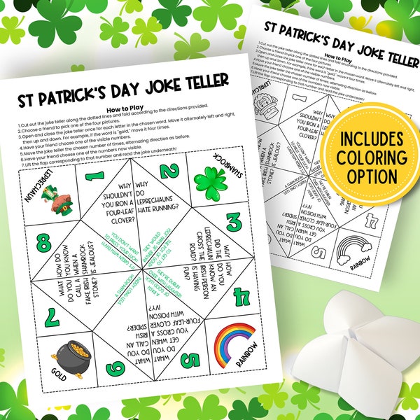 St Patricks Day Printables - Etsy
