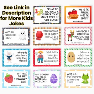 32 Fall Lunch Box Notes for Kids Printable, Kids Lunchbox Jokes, Lunch ...