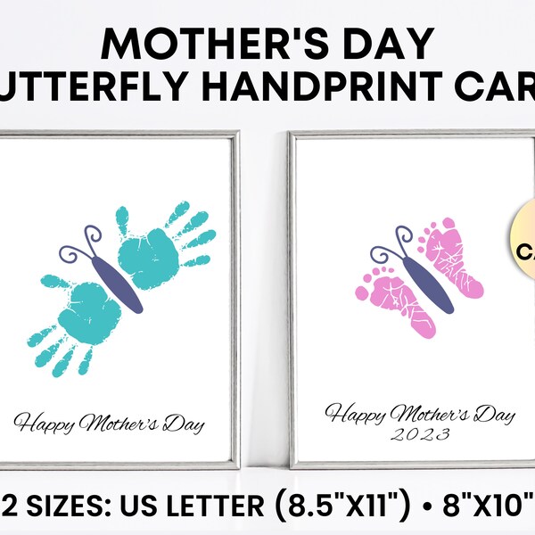 Butterfly Handprint - Etsy