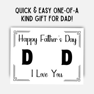 I Love You Dad Handprint Fathers Day, Handprint Gift Dad Fathers Day ...