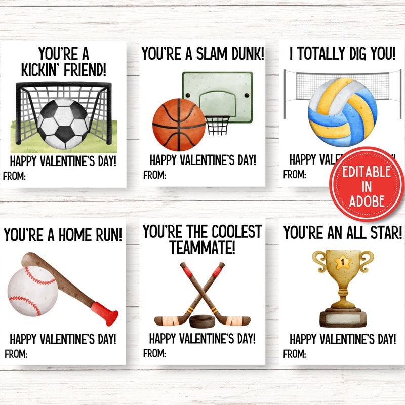 Sports Valentine - Etsy