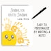 Sending Sunshine Handprint Card: Get Well Soon Gift (PDF) - Etsy