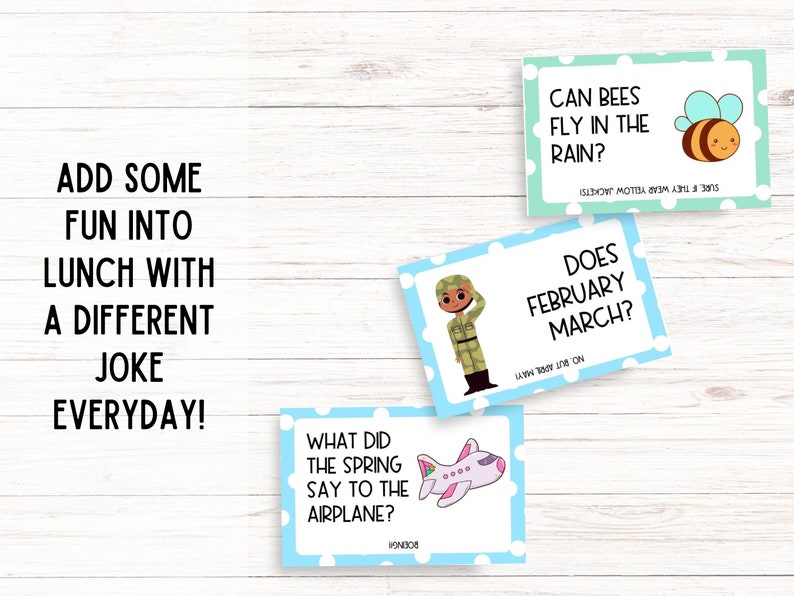 Spring Jokes for Kids, Lunchbox Notes Printable, Lunchbox Jokes, Kids ...