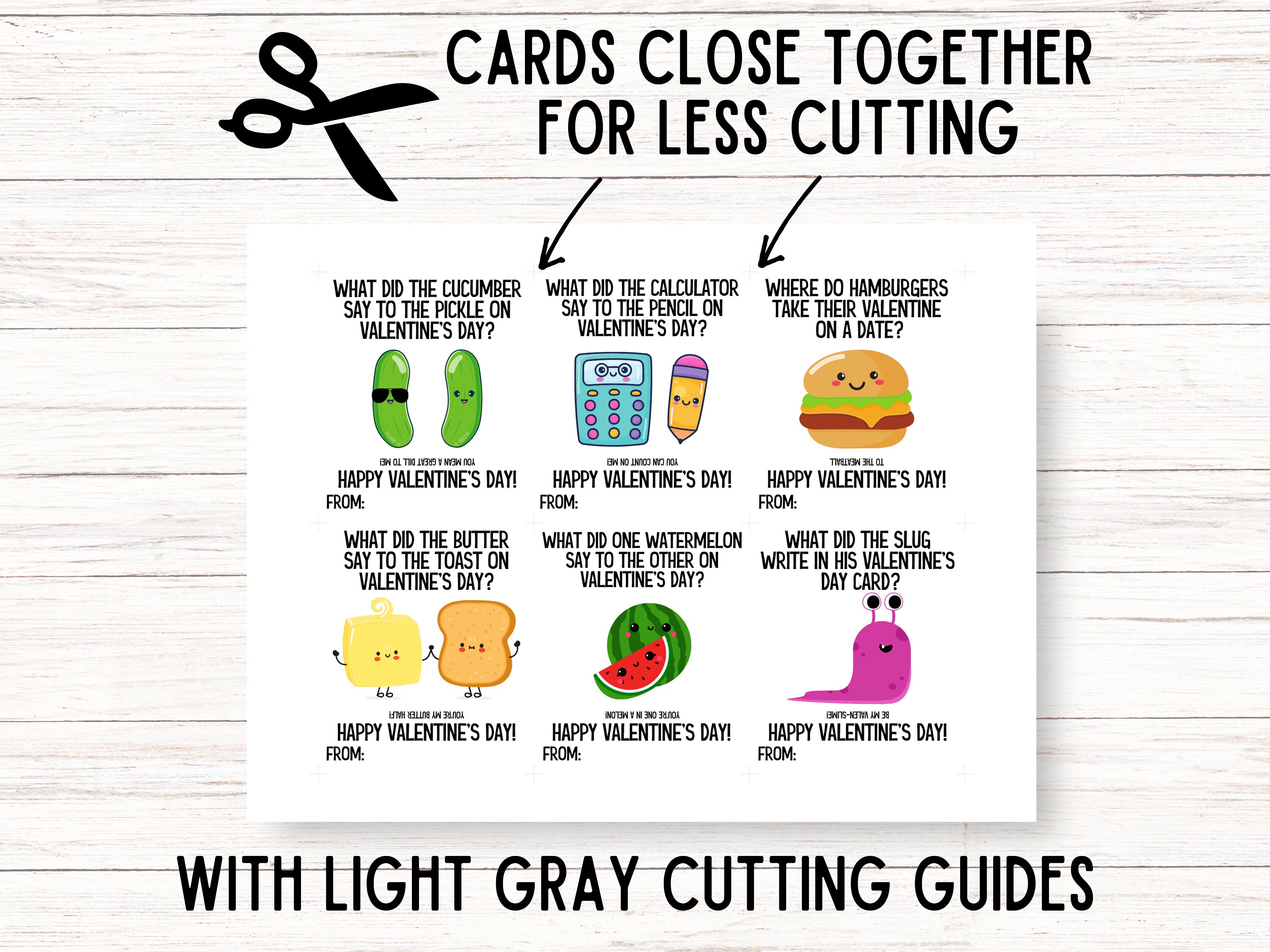 Editable Joke Valentines Day Card, Classroom Valentine Joke Cards for ...