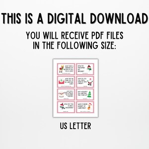 32 Christmas Jokes for Kids, Printable Lunchbox Jokes, Advent Calendar ...