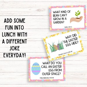 Easter Jokes, Printable Jokes, Easter Lunch Box Joke, Easter Egg ...