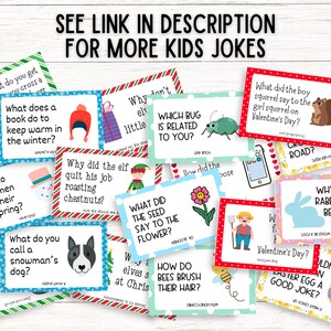 Lunchbox Joke Cards, Kid Lunch Box Note, Funny Jokes for Kids Lunch ...