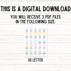 Editable Easter Egg Coupon, Easter Reward Tokens, Printable Easter Egg ...