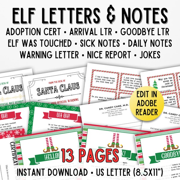 Notes From Elf - Etsy