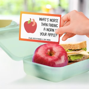 32 Fall Lunch Box Notes for Kids Printable, Kids Lunchbox Jokes, Lunch ...