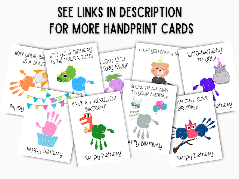 Sending Sunshine Handprint Card: Get Well Soon Gift (PDF) - Etsy