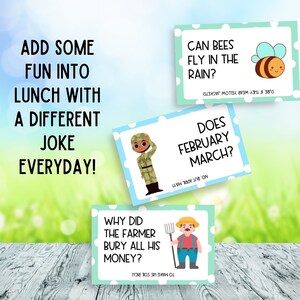 Spring Jokes for Kids, Lunchbox Notes Printable, Lunchbox Jokes, Kids ...