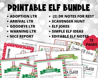 Elf Warning List - Etsy