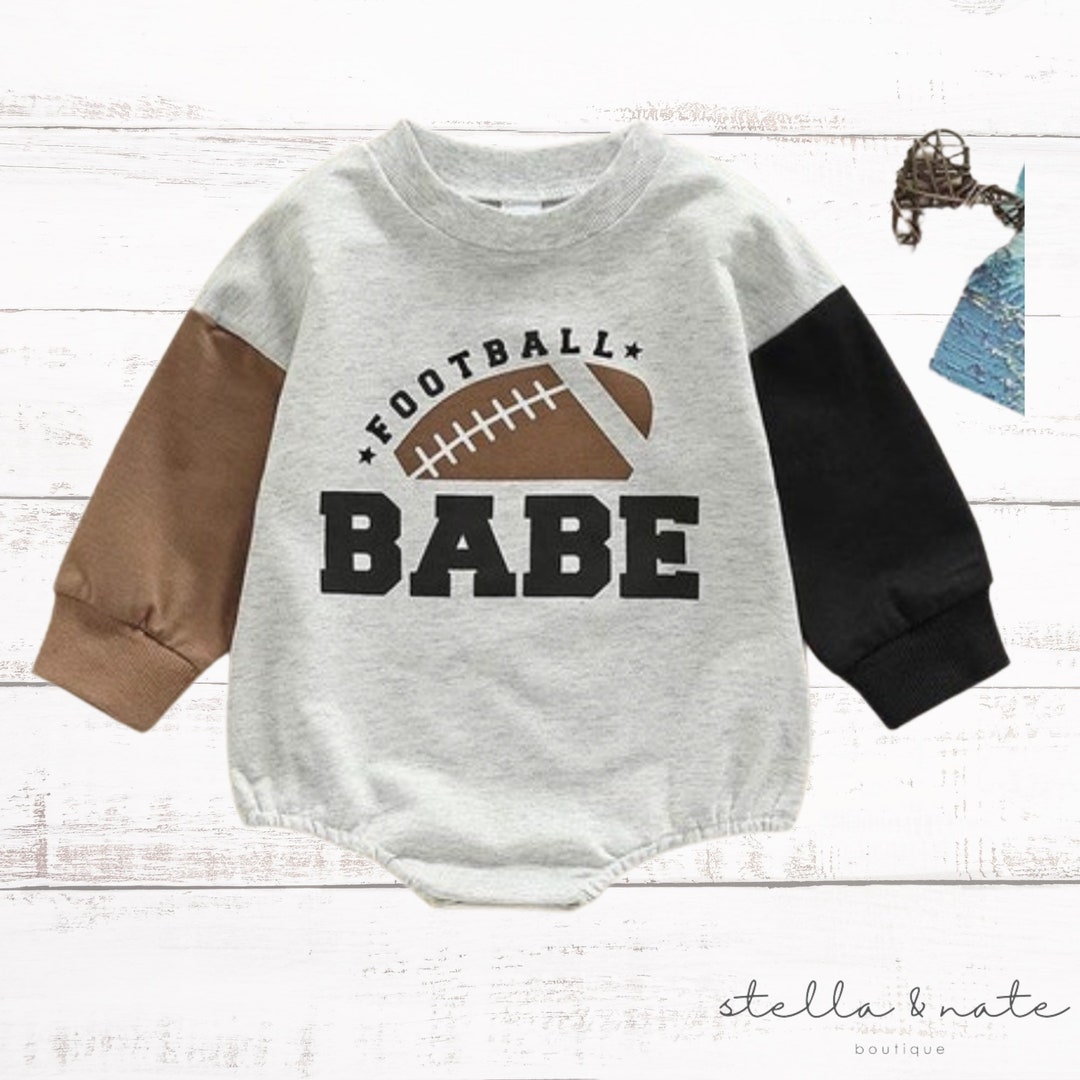 Baby Football Game Day Outfit Fall Baby Outfit Romper Baby - Etsy