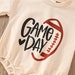 Baby Football Game Day Outfit, Fall Baby Outfit Romper, Baby Football ...