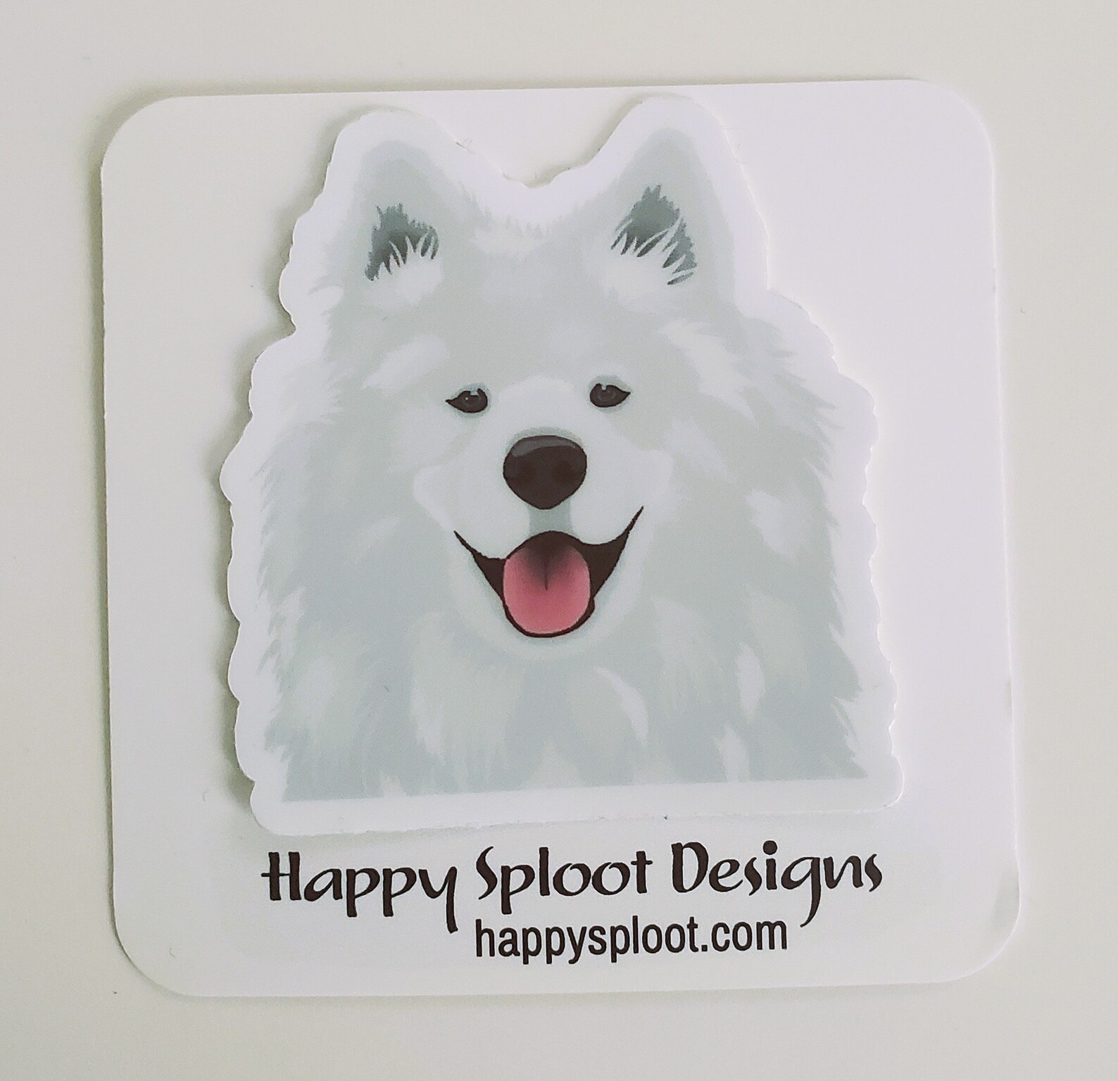Samoyed Congrats on Graduation Card, White Samoyed Dog Gift Card, Puppy ...