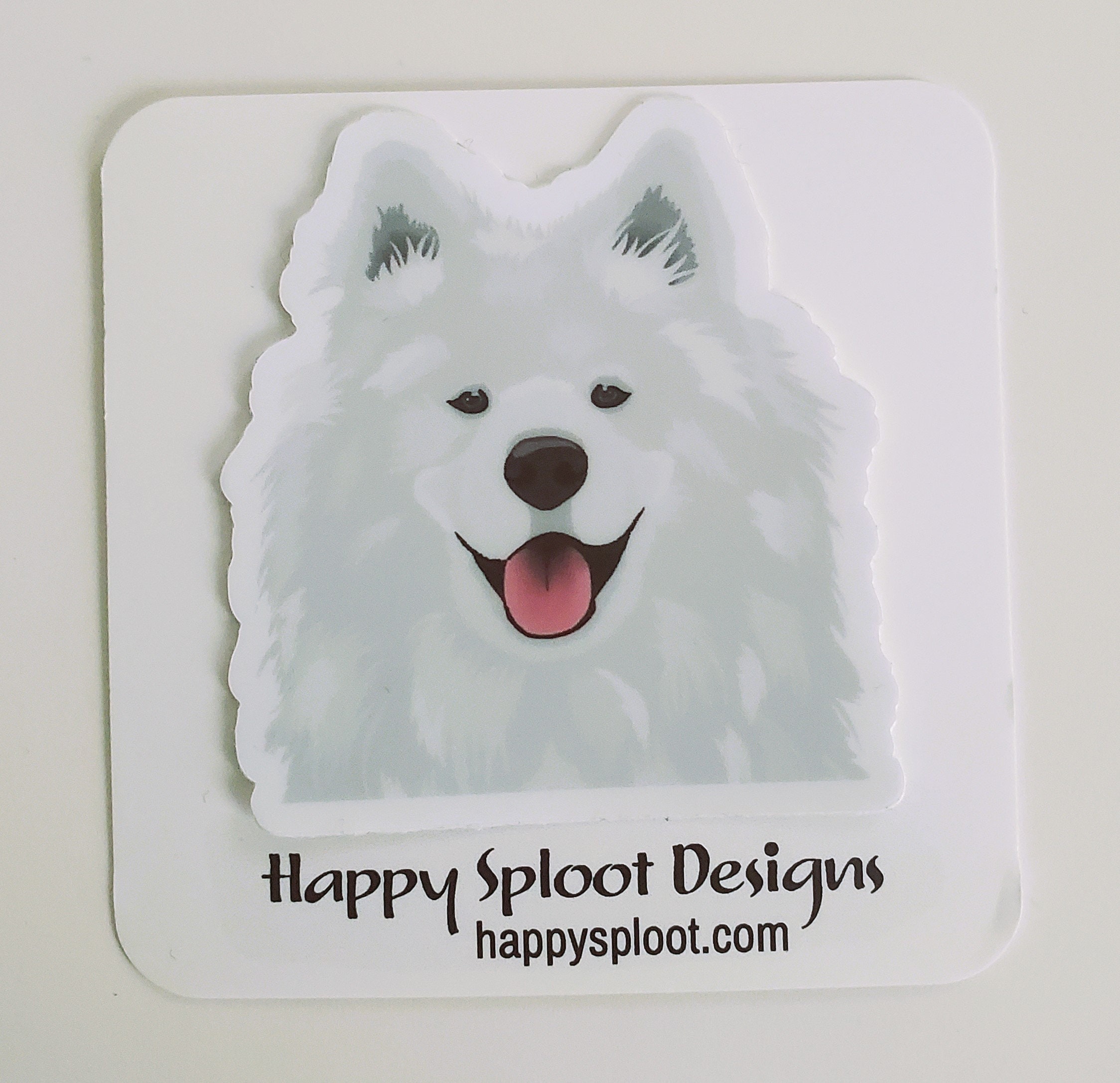 Samoyed Congrats on Graduation Card, White Samoyed Dog Gift Card, Puppy ...