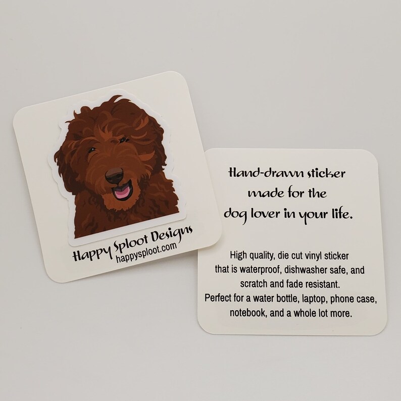 Goldendoodle Easter Bunny Card, Chocolate Goldendoodle Dog Gift Card ...