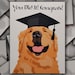 Golden Retriever Congrats on Graduation Card, Golden Retriever Dog Gift ...