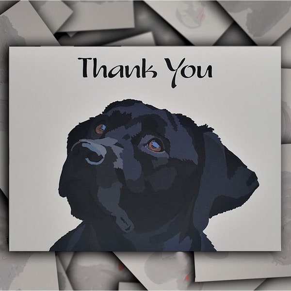 Labrador Thank You Card - Etsy