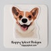Pembroke Welsh Corgi Congrats on Graduation Card, Red White Corgi Dog ...