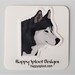 Siberian Husky Thank You Card Single Card Siberian Husky Dog - Etsy