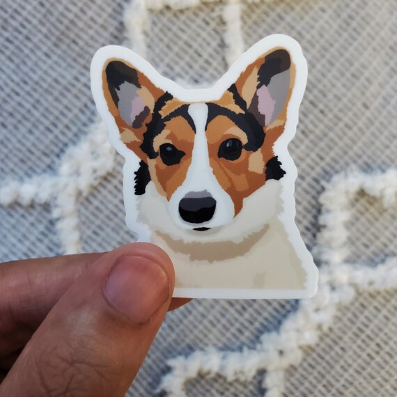 Pembroke Welsh Corgi Dog Sticker Die Cut Sticker Water - Etsy
